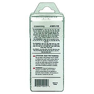 FORESTER FULL-CHISEL CHAINSAW CHAIN LOOP – Non-safety chain 3/8" | .050 Gauge | 72 Drives for 20" BAR | Serious Cutting Blade | Fits Stihl, Oregon, and Husqvarna Chainsaws (72 Drives for 20" Bar)