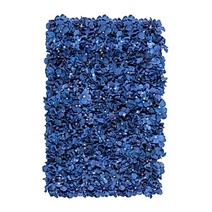 Flower Wall Panel Set, U'Artliens Artificial Wall Flower Backdrop 24x16 Inch 3D Silk Hydrangea Rose Floral Panel for Photo Background Home Party Wedding Backdrop Decoration(4pcs, Royal Blue)