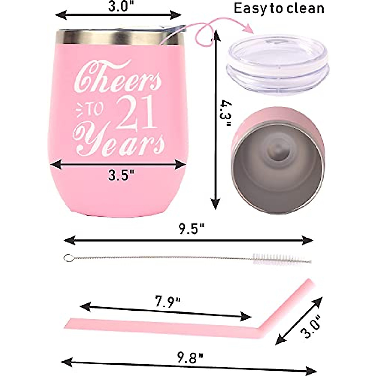 MEANT2TOBE 21st Birthday Gifts for Women, 21st Birthday, 21st Birthday Tumbler, 21st Birthday Decorations for Women, Gifts for 21 Year Old Woman, Turning 21 Year Old Birthday Gifts Ideas for Women