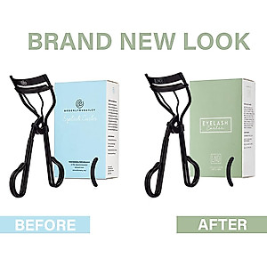 Lash Next Door Professional Eyelash Curler - Instant Long Lasting Curl, Lifts & Shapes - No Pinching or Creasing. Includes Replacement Pad (in Black)