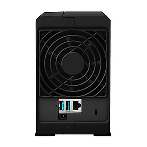 Synology DiskStation DS218play Mini Desktop NAS Server, Realtek RTD1296 Quad-Core, 1GB DDR4 RAM, 2TB SSD, DSM Software