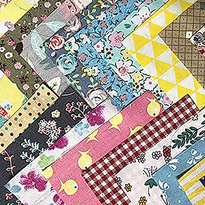 150Pcs 4" x 4" (10cm x 10cm) Cotton Craft Fabric Bundle Squares,Squares Sheets Patchwork,Pre-Cut Quilt Squares,DIY Sewing Quarters Bundle,Quilting Fabric Bundles