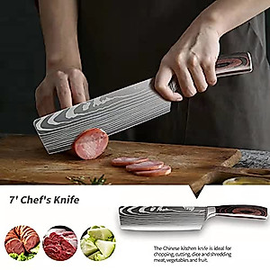 Hong Won Knife Set,3.5-8 Inch Set Boxed Knives,Premium German Stainless Steel Kitchen Knife,5 Pieces Knife Set-厨房刀套装