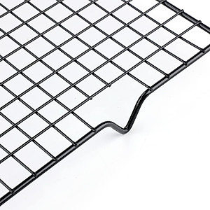 SCDGRW Pack of 5 Cooling Rack, 10” x 16” Wire Rack Baking Rack, Oven Cooking Rack, Heavy Duty Baking Rack For Oven Cooking,Fit Half Sheet Panf, Roasting, Cooking, Drying