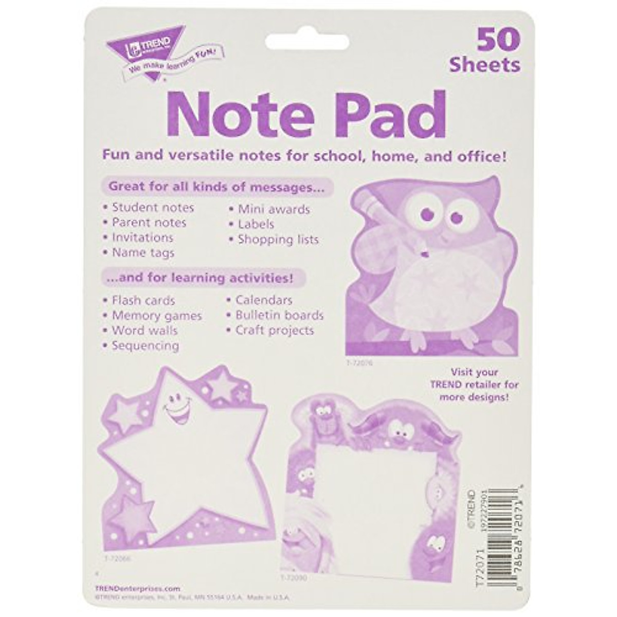 Trend Bright Birthday Shaped Note Pad