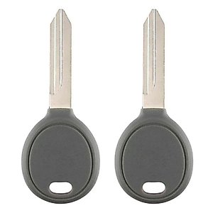 2x New Replacement Keyless Transponder Ignition Key Y164-PT Compatible With & Fits For Chrysler Dodge