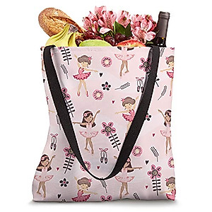 Ballerina Girls Cute Ballet Dancer Dance Teacher Gifts Tote Bag