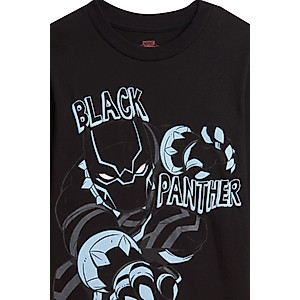 Marvel Avengers Hulk Black Panther Spider-Man Little Boys 3 Pack T-Shirts Multicolored 7-8