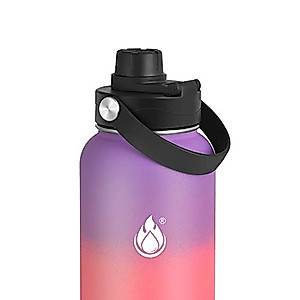 SENDESTAR Spout Lid for Hydroflask Wide Mouth Water Bottle Fits 18 oz 20 oz 32 oz 40 oz 64 oz,Chug Cap Flexible Handle Compatible, Takeya, Simple Modern, Wide Mouth Water Bottle