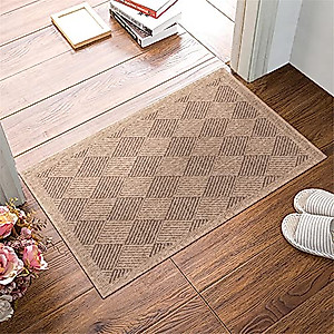 Adiva Rugs Jute Sisal Area Rug in Natural Look for Indoor Outdoor Use, Comfortable, Strong, Durable, Patio, Porch, Hallway (Mocca, 2’ X 3’)