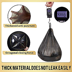 Trash Bags, 4 Gallons 100 Counts Small Garbage Bags for Office, Kitchen,Bedroom Waste Bin, 15 Liters Strong Rubbish Bags,Wastebasket Bags…