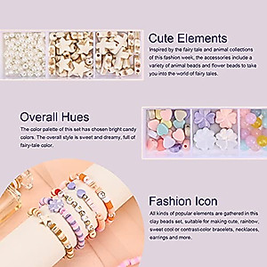 QUEFE 6000pcs Clay Beads for Jewelry Making, 24 Colors Flat Heishi Clay Beads for Bracelet Necklace Earring Making, Boho Craft Kit for Adults and Fashion Icon