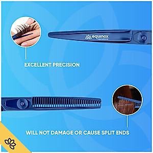 Equinox Professional Hair Scissors Set - Barber & Thinning Shears for Cutting & Grooming, Premium Japanese Stainless Steel Scissors
