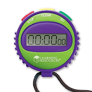 Learning Resources Simple Stopwatch, Multicolor