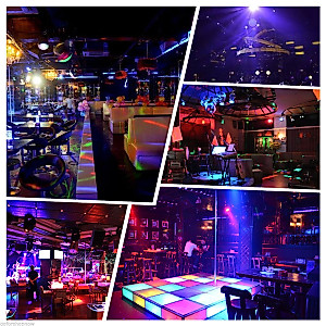 Spider Moving Head Light 8x10W LEDs Beam DJ Lights RGBW Sound Activated and DMX-512 Control for Party Pub Disco Show Wedding Event Stage Lighting (2Pack)