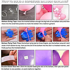 Navy Blue Silver Balloon Arch Garland Kit, 124 Pack Navy Silver White Confetti Balloons with Balloon Accessories and LED String Light for Graduation Baby Shower Wedding Birthday Party Supplies