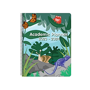 Dated Primary Student Planner 2023-2024 Academic School Year, Large (8.5" by 11") Block Style Datebook with Classic Primary Block Cover