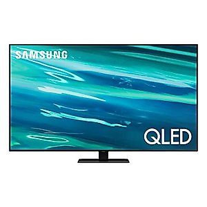 SAMSUNG 65-Inch Class QLED Q80A Series - 4K UHD Direct Full Array Quantum HDR 12x Smart TV with Alexa Built-in and 6 Speaker Object Tracking Sound - 60W, 2.2.2CH (QN65Q80AAFXZA, 2021 Model)