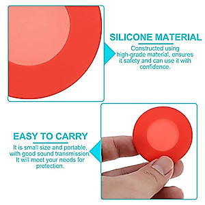 iplusmile Nurse Accessories Ear Plugs Silicone 10Pcs Stethoscope Cover Stethoscope Silicone Cover Stethoscope Part Professional Supplies (Red) Nurse Accessories Ear Plugs Silicone