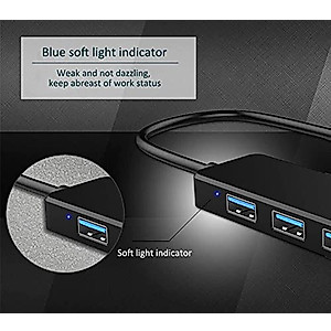 USB 3.0 Hub, VIENON 4-Port USB Hub USB Splitter USB Expander for Laptop, Xbox, Flash Drive, HDD, Console, Printer, Camera,Keyborad, Mouse