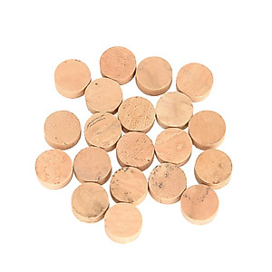 Trumpet Trombone Repairing Cork Pads,20Pcs 9.5mm Trumpet Water Key Spit Value Cork Replacement Accessory Part