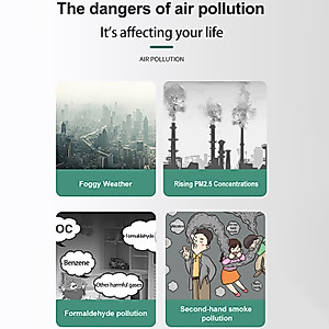 HEYAXA Travel Air Purifier, Wearable Air Purifier Necklace, Portable Mini Air Ionizer Eliminates Pollen, Smoke, Dust for Outdoor, Travel