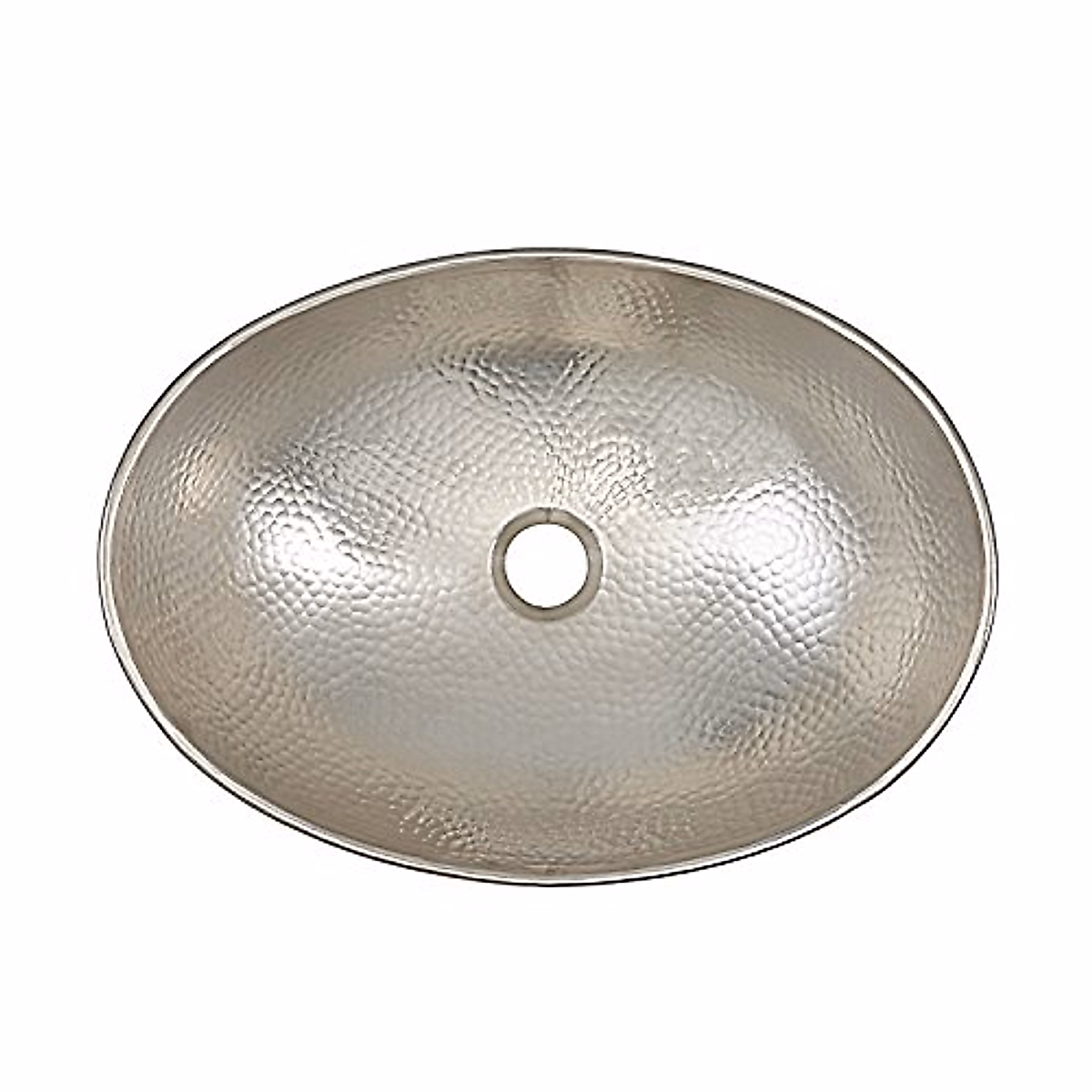 Sinkology SB305-19N Hobbes, 19", Nickel Hammered Handcrafted Above Counter Vessel Sink