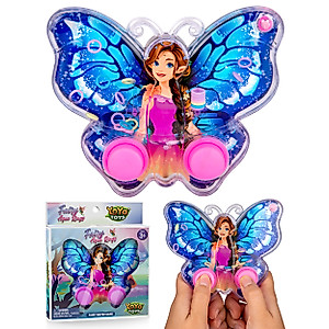 YoYa Toys Fairy Butterfly Ring Toss Handheld Game - Games for Kids Handheld with Cute Pixie Design, Classic-Style Retro Game, Portable & Travel-Friendly Handheld Games for Kids