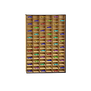 Alejandro Cortes Shelves Garage Collector's Shelf: 102-Slot Display Case Storage Organizer for 1/64 Scale Model Cars Toy Diecast , Ideal Model car Display case