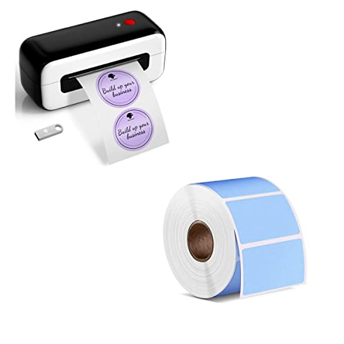 Phomemo Thermal Printer with Blue Thermal Labels