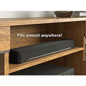 Yamaha Audio SR-C20A Compact Sound Bar with Built-in Subwoofer and Bluetooth, Black