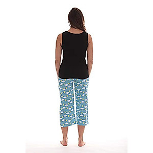 Just Love Womens Pajamas Cotton Capri Set 6329-10380-XL