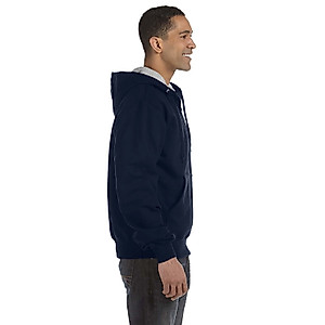 Champion Men's Front Pocket Pullover Hoodie Sweatshirt, Large, Navy