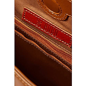 HOBO Arla Shoulder Bag for Women - Leather Construction with Magnetic Disc Closure, and Adjustable Crossbody Strap Truffle One Size One Size