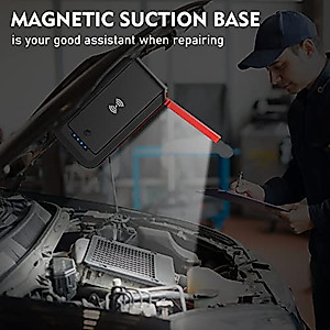 Jump Starter 3000A, Car Battery Jumper Starter Portable, 12V Jump Start Battery Pack up to 7.2L Gas or 8.0L Diesel Engine Jump Starter with Wireless Charging/Power Bank/QC3.0/LED Light