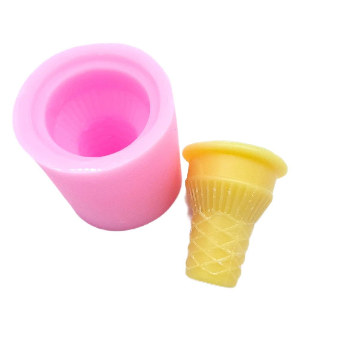 Ice cream cone mold mini cone model B Silicone Mold Wax mold Resin mold Soap mold Realistic Flexible mold (Only Cone mold)