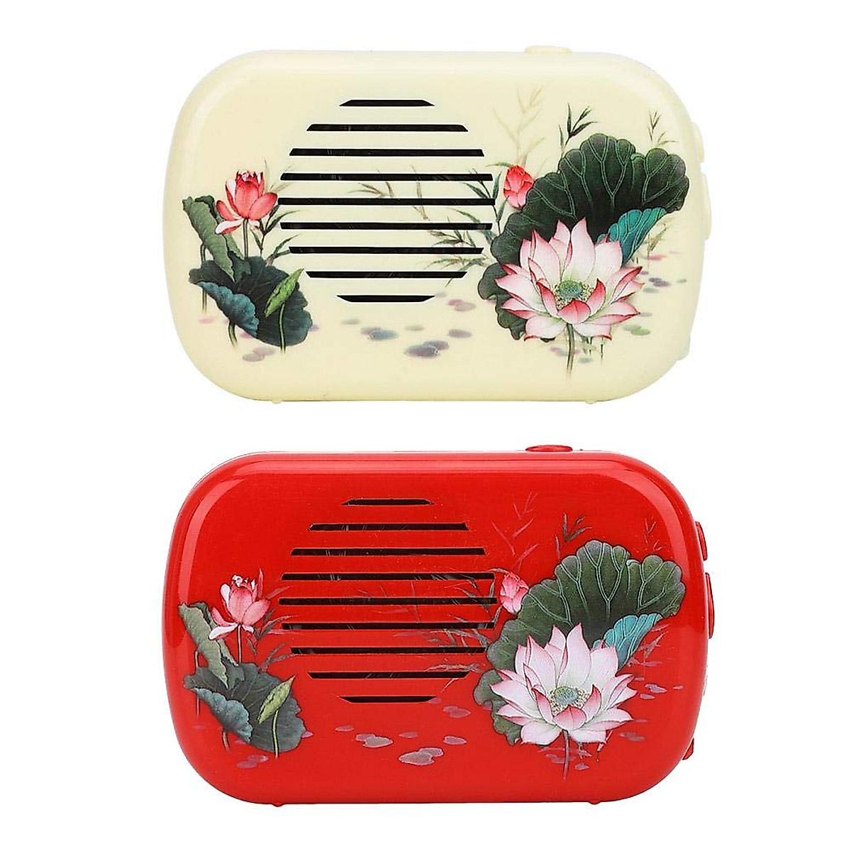 Zerodis Mini Buddha Music Player Machine Buddhist Chanting Player Praying Song with 22 Buddhist Songs(Jujube Red)(Jujube Red)