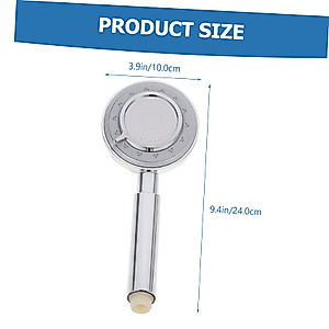 jojofuny 3 Sets Shower Head Showering Spray Head Showerhead Kitchen High Pressure Rainfall Spray Bath Kits Wood Led Base Magnetic Soap Holder Caps Bathroom Head Toilet Abs Suit Handheld