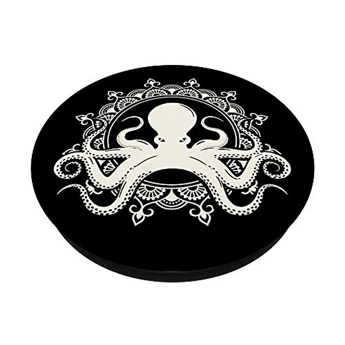 Vintage Octopus Gift Print Retro Octopi Octopus Gift PopSockets PopGrip: Swappable Grip for Phones & Tablets