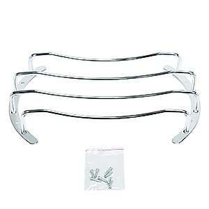 Bbox S-10G 10" Universal Chrome Subwoofer Grill, 1 Piece