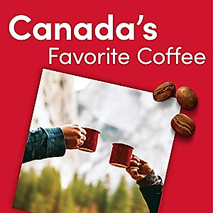 Tim Hortons Colombian, Medium-Dark Roast Ground Coffee, Perfectly Balanced, Always Smooth, Made with 100% Arabica Beans, 12 Ounce Bag