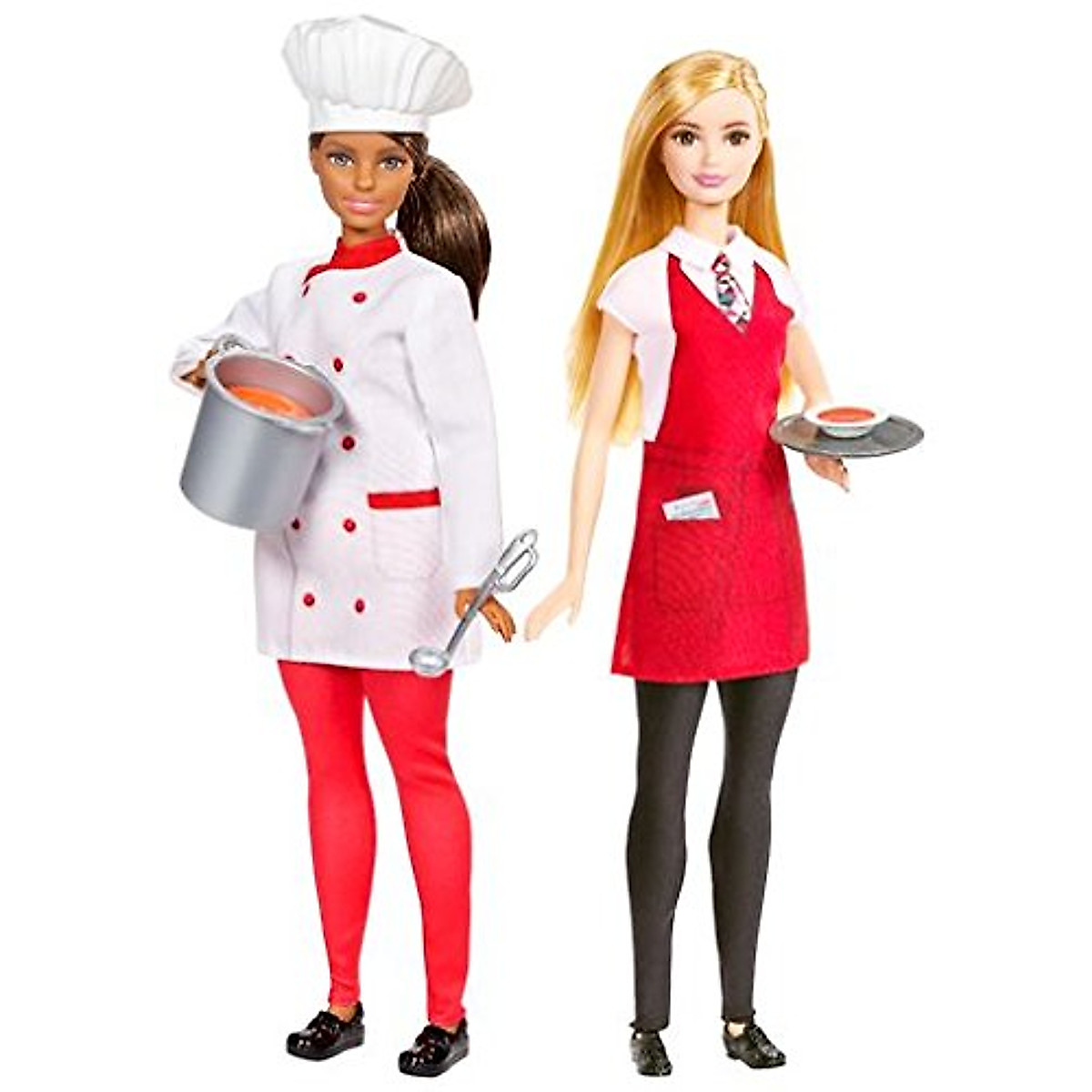 Barbie Chef & Waiter Dolls