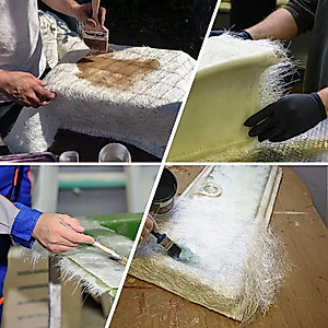 Fiberglass Mat Tape,10 Yds X 4" Wide,1.5 Oz, Fiberglass Chopped Strand Mat Tape