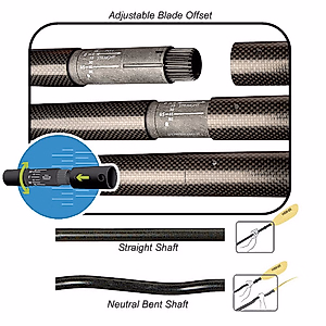 Werner Ovation Carbon Bent Shaft Kayak Paddle-220cm