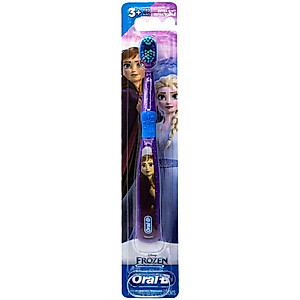 Oral-B Disney Frozen Toothbrush, 3+ YRS, Extra Soft (Characters Vary) - Pack of 3