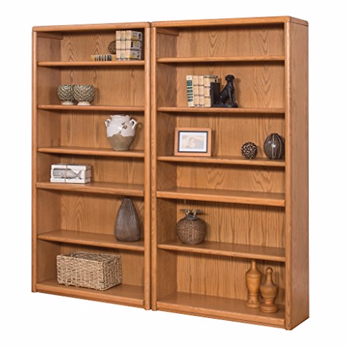 Martin Furniture Contemporary 6 Shelf Bookcase - Fully Assembled