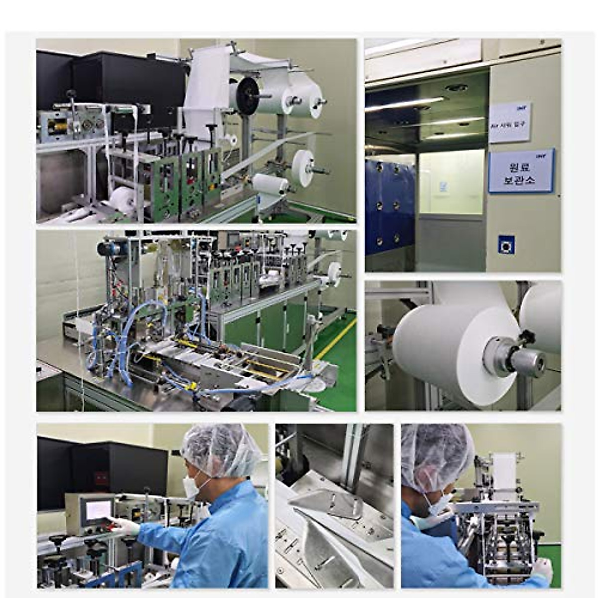 【 30 Pack 】 INT White KF94 Mask, Certified, 4-Layered Face Safety, Patented Adjustable Earloop, FDA Registered Device, Individually Sealed Package"MADE IN KOREA"