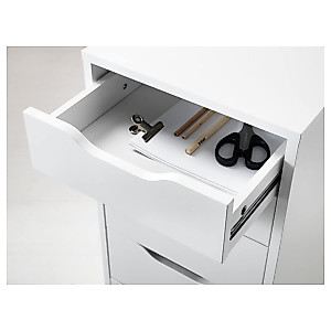 IKEA ALEX drawer unit white 36x58x70 cm