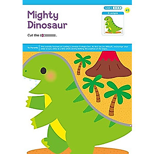 Play Smart My First Cutting Book 2+: Preschool Activity Workbook With 70+ Stickers for Children With Small Hands Ages 2, 3, 4: Basic Scissor Skills (Mom’s Choice Award Winner)