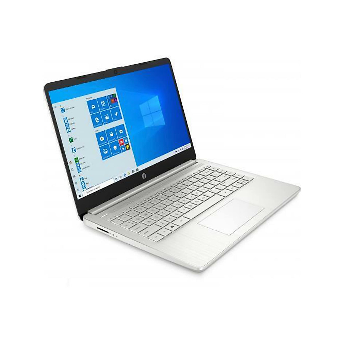 HP Stream 14" HD Laptop, AMD Athlon Silver 3050U Processor, 8GB RAM, 128GB SSD, 720p HD Webcam, AMD Radeon Graphics, Bluetooth, Windows 10 Home, Silver, 32GB Hotface USB Card